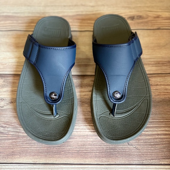 Fitflop | Shoes | Fitflop Trek Ll Navy Blue Neoprene Uppers Dark Grey ...